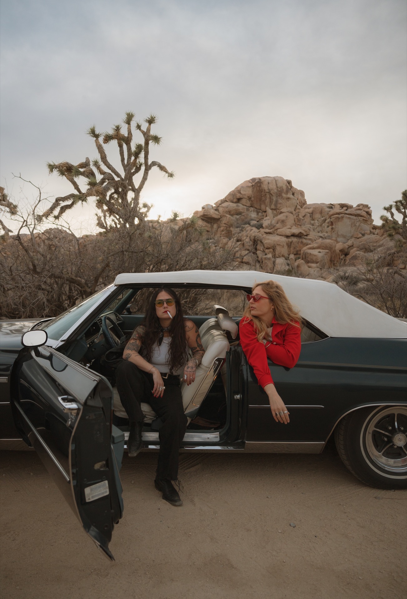Vintage Car in Joshua Tree